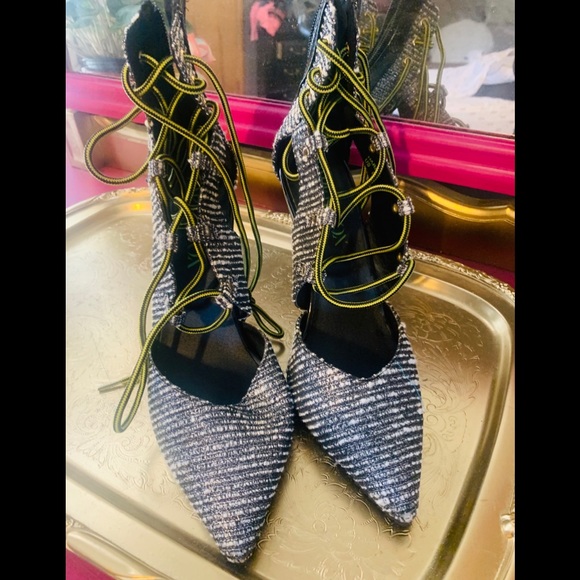 Paper Fox | Shoes | Lace Up Heels | Poshmark